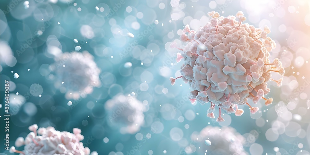 Visual Representation of Immune Response White Cell Clusters in Lymph ...