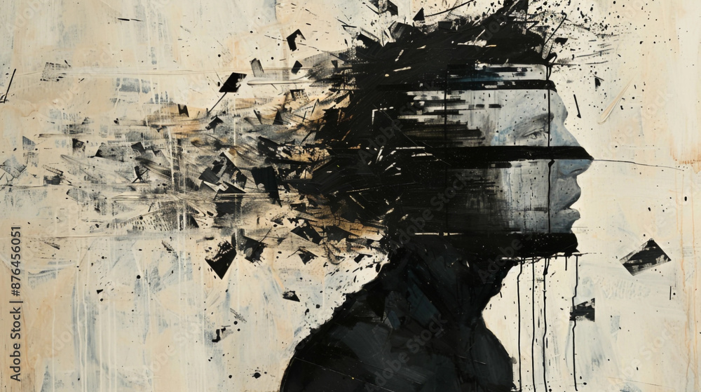 State of mind stress depression anxiety overwhelming disintegrating ...