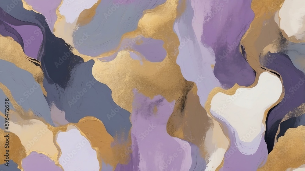 abstract color palette wallpaper with lilac honey gold background Stock ...