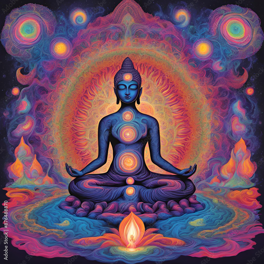 psychedelic reiki goddess energy healing universal love light chakra ...