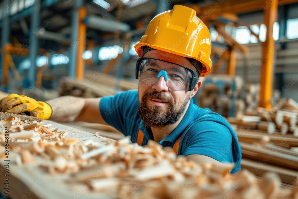 Skilled Woodworker Crafting Custom Wooden Fixtures, Expert Installer ...