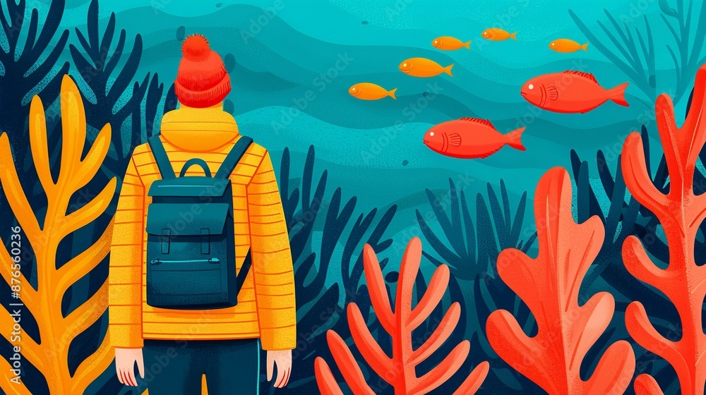 Sustainable fisheries shown by fishermen using eco-friendly practices ...