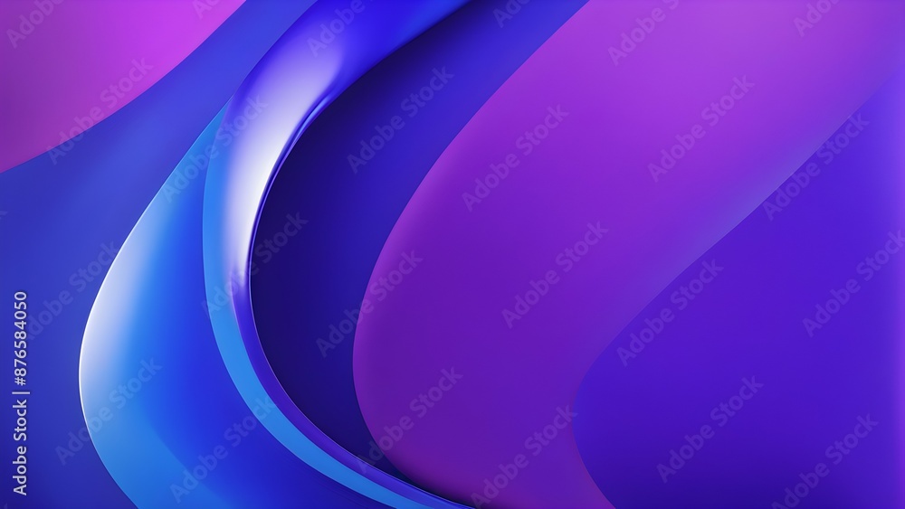 Gradient color combinations of purple and blue create a soothing and ...