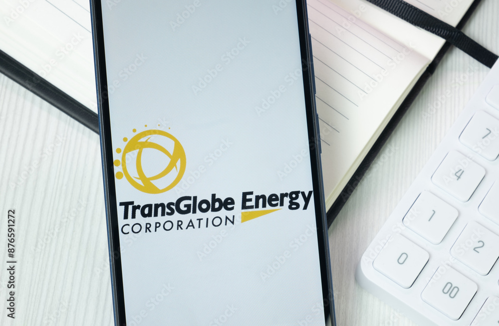 New York, USA - 30 June 2024: TransGlobe Energy Logo on Phone Screen ...