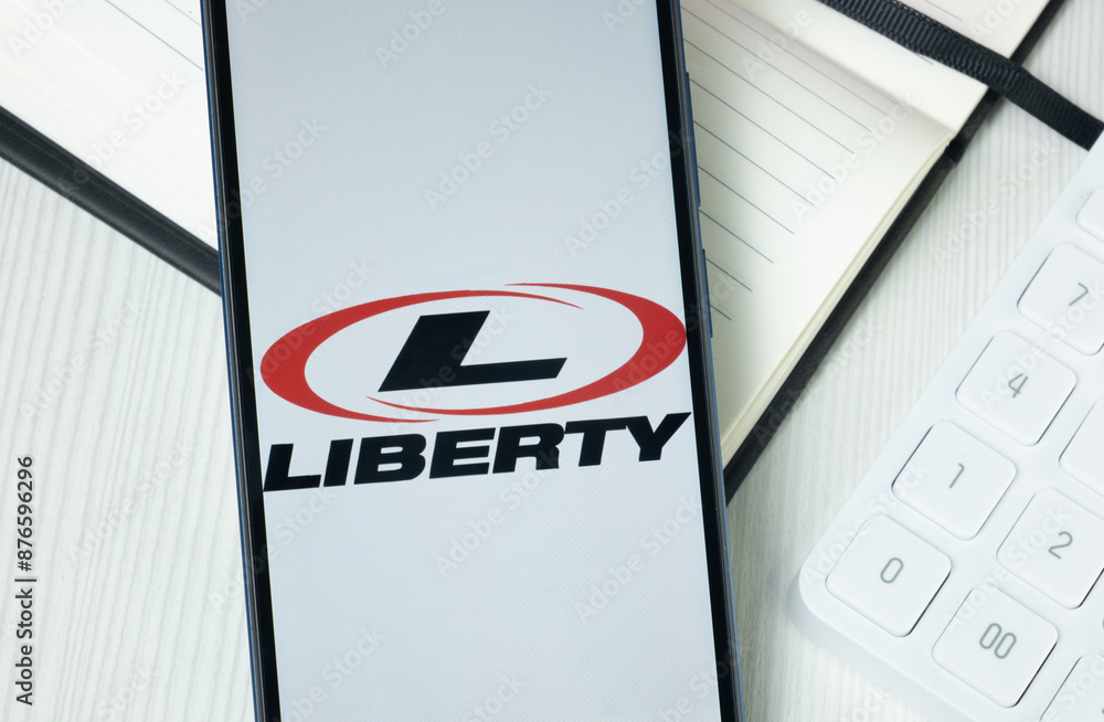 New York, USA - 30 June 2024: Liberty Energy Logo on Phone Screen ...