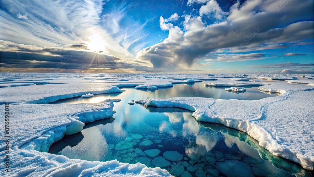 Permafrost is melting in the polar regions due to climate change ...