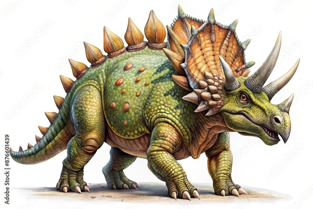 A realistic drawing of a dinosaur looks like a cross between a ...