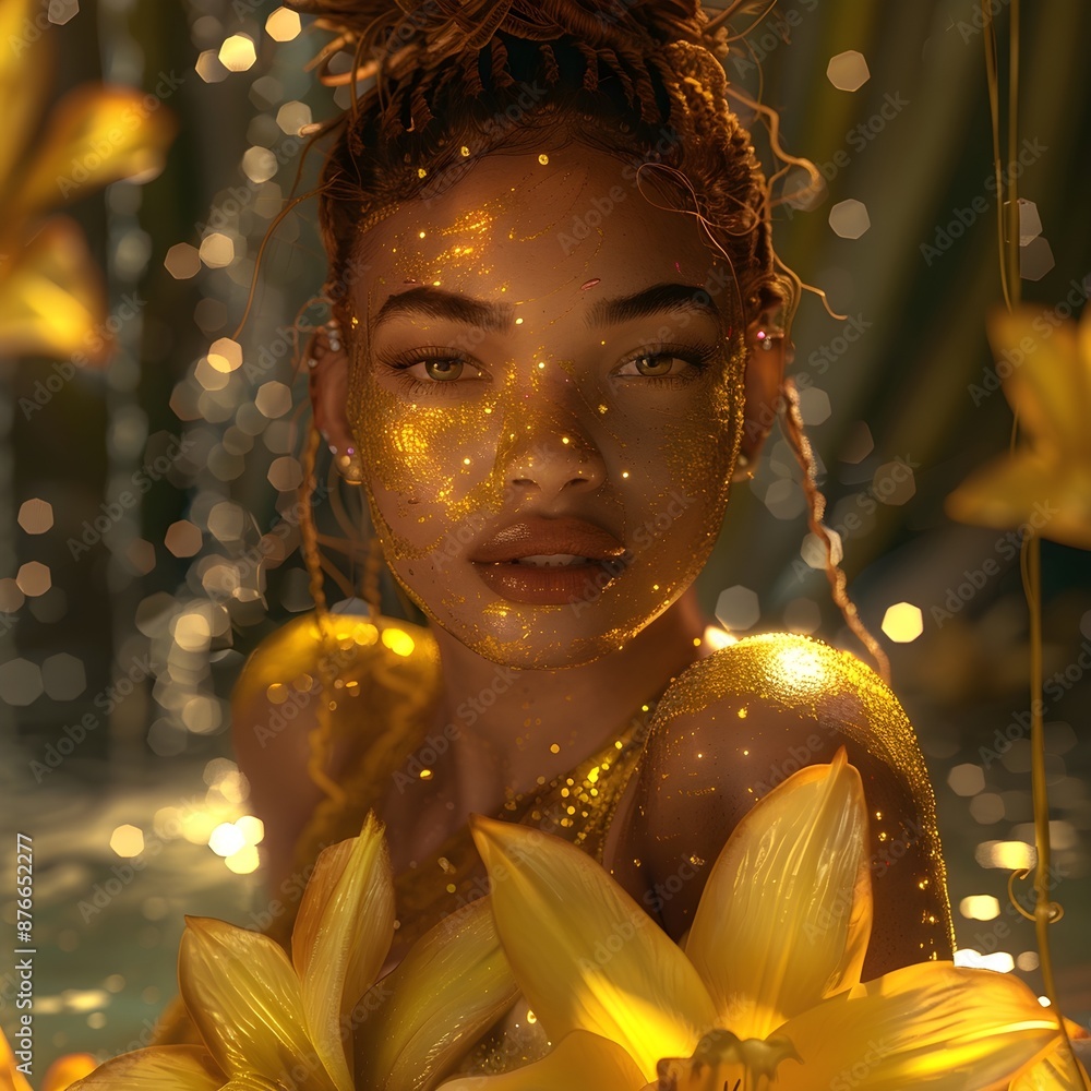 Oxum Oshun Candomble Umbanda African Godess Orixa of Prosperity ...