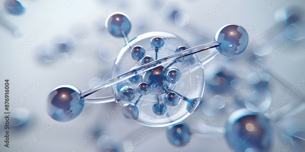 High-resolution atomic structure diagram , The Atomic Blueprint , The ...