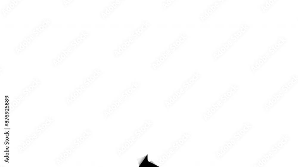 Page transition that is split in half. Two versions from bottom to top ...