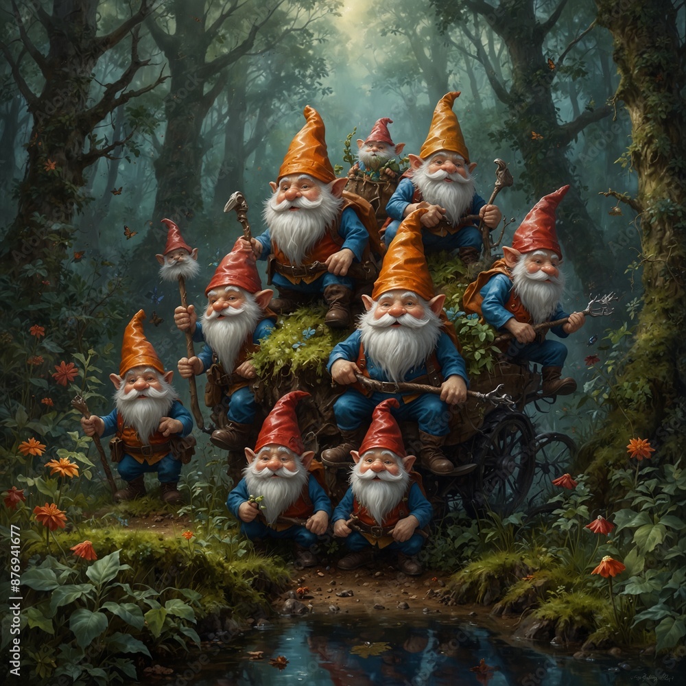 In a whimsically chaotic virtual treasure hunt, a band of quirky gnomes ...