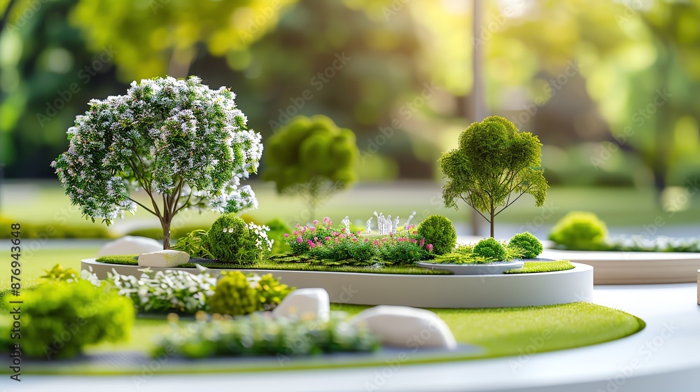 Detailed civil layout for the advancement of urban green spaces and ...