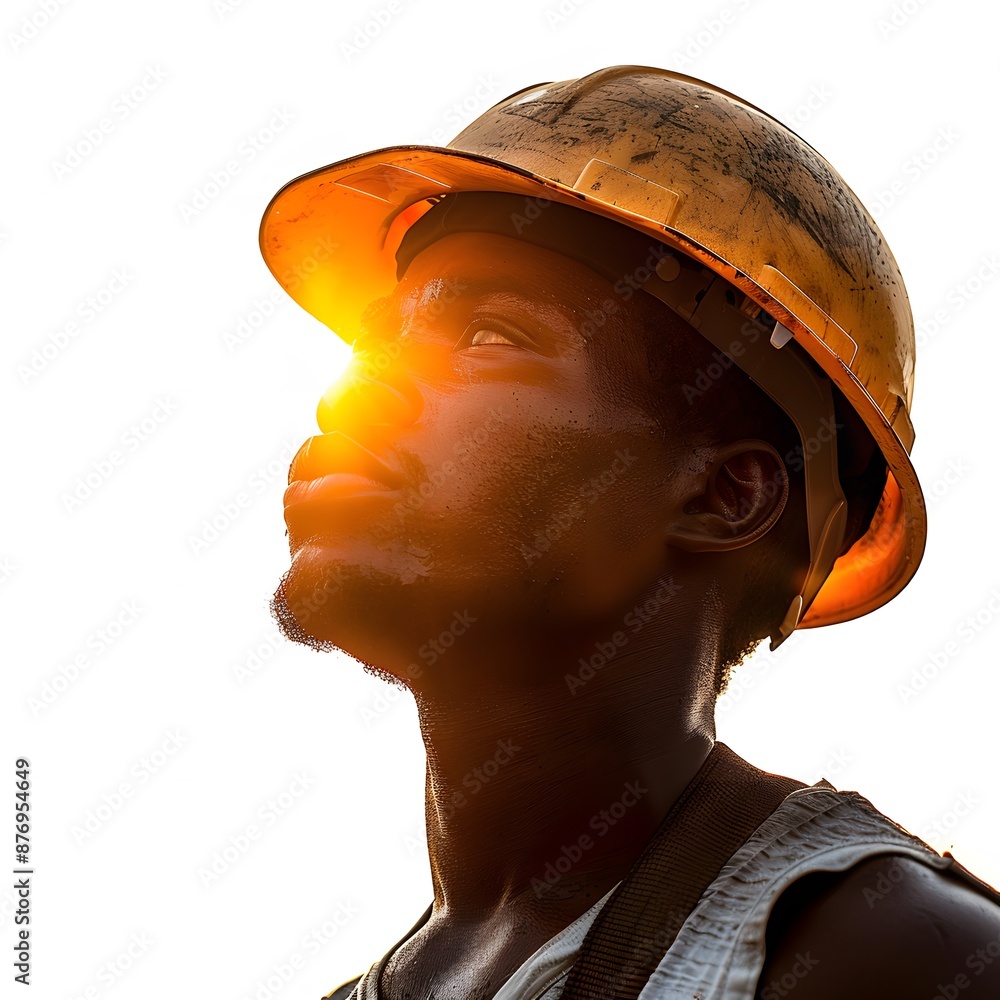 heat wave, construction workers in hot weather,hot weather shines a ...