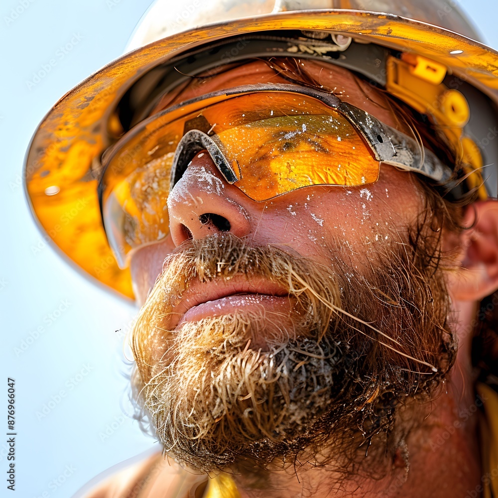 heat wave, construction workers in hot weather,hot weather shines a ...