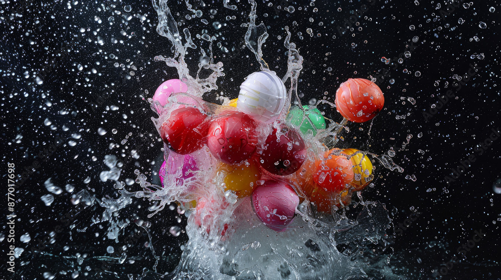 Use a high-speed camera to capture water balloons bursting in mid-air ...