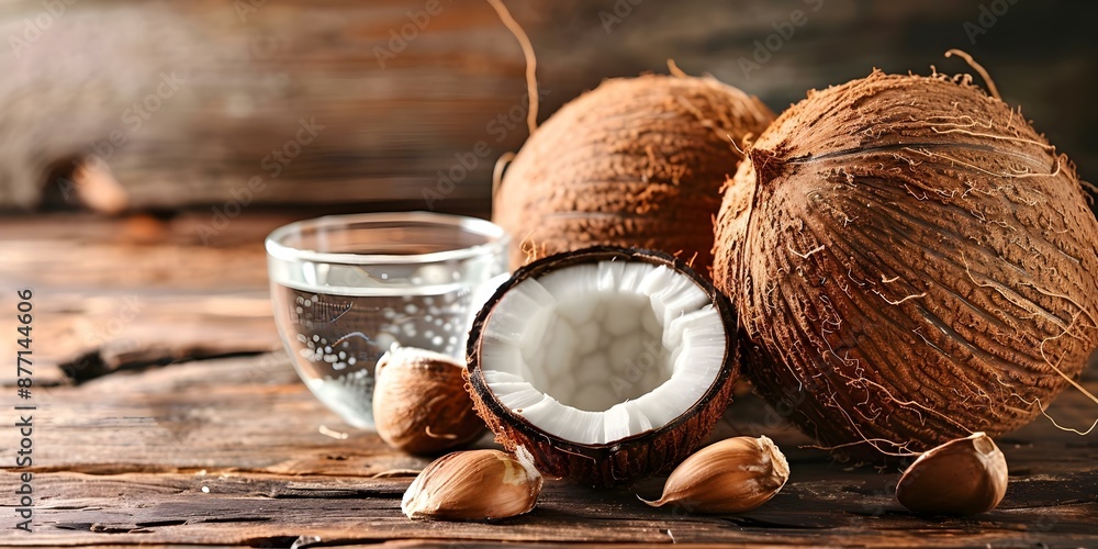 Coconuts are nutrientrich fiber healthy fats hydrating water hear ...