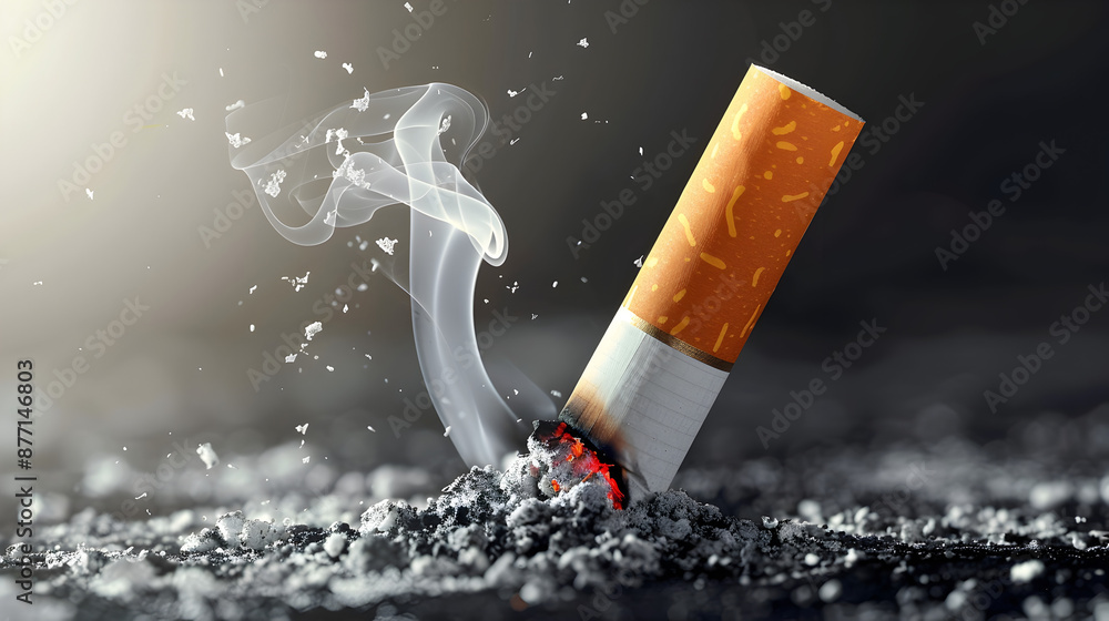 Moonlit Smoke Nighttime Cigarette Scene, moonlit smoke, nighttime ...