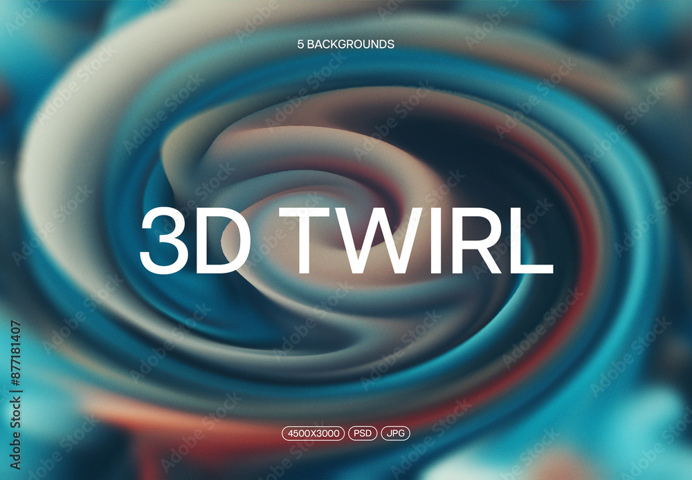 3D Twirl Abstract Backgrounds Textures Stock Template | Adobe Stock