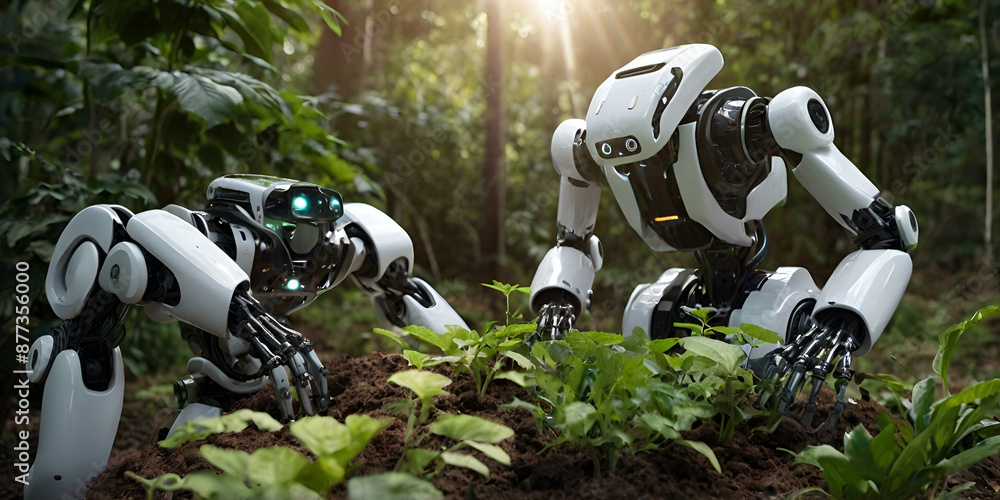 AI-generated image depicting an AI technology concept where AI-powered ...
