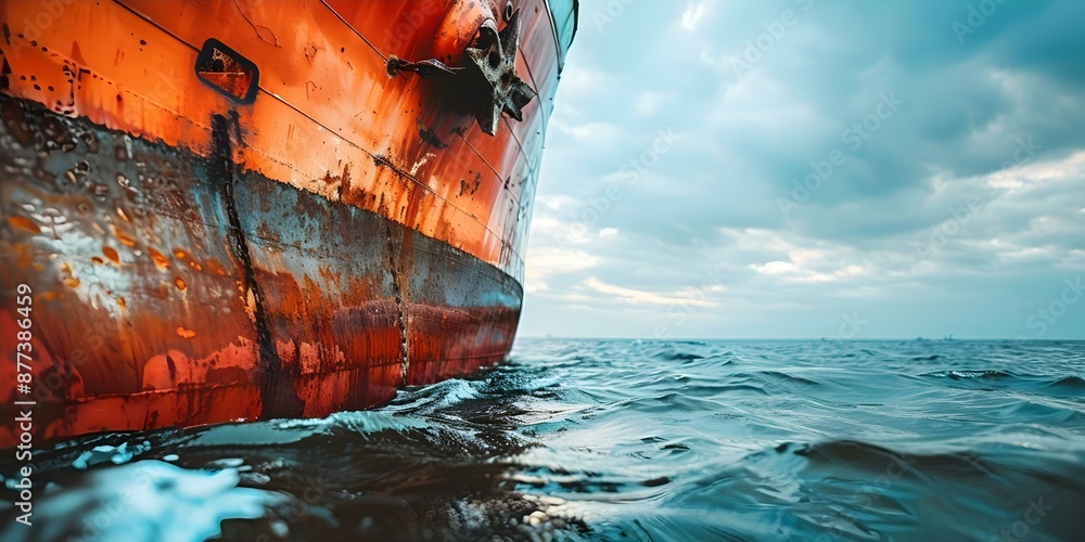 Tanker facing steering issues due to broken rudder. Concept Ship ...