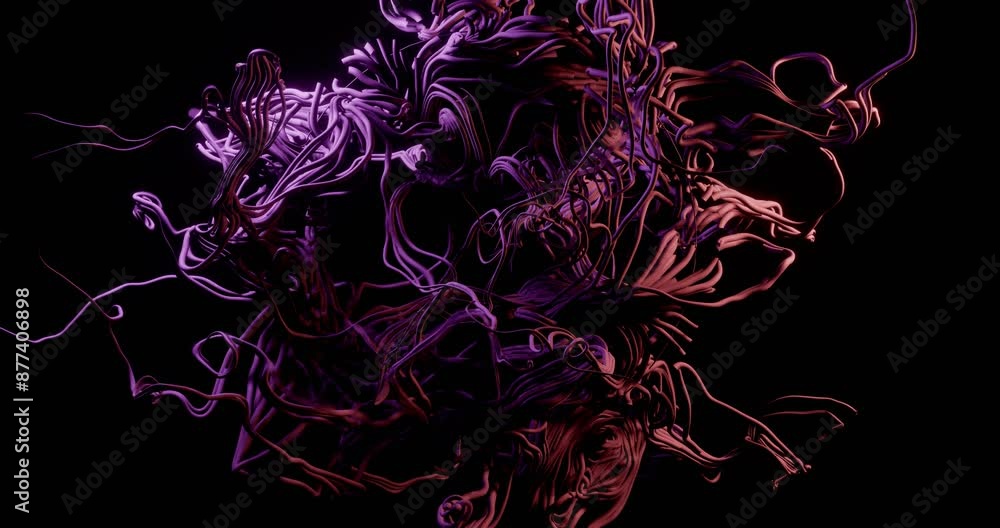 abstract tech background, creative and creepy render, alien technology ...