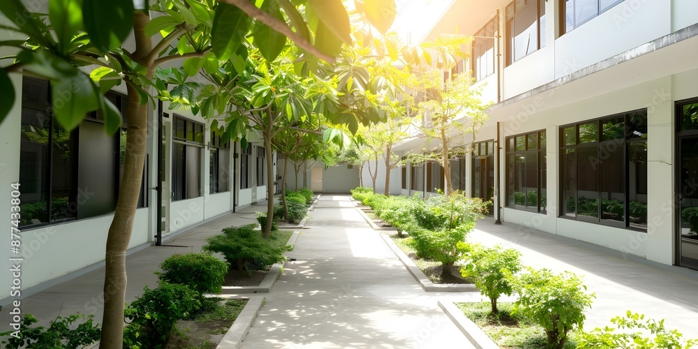 Ecofriendly school with simple design and natural ventilation for ...