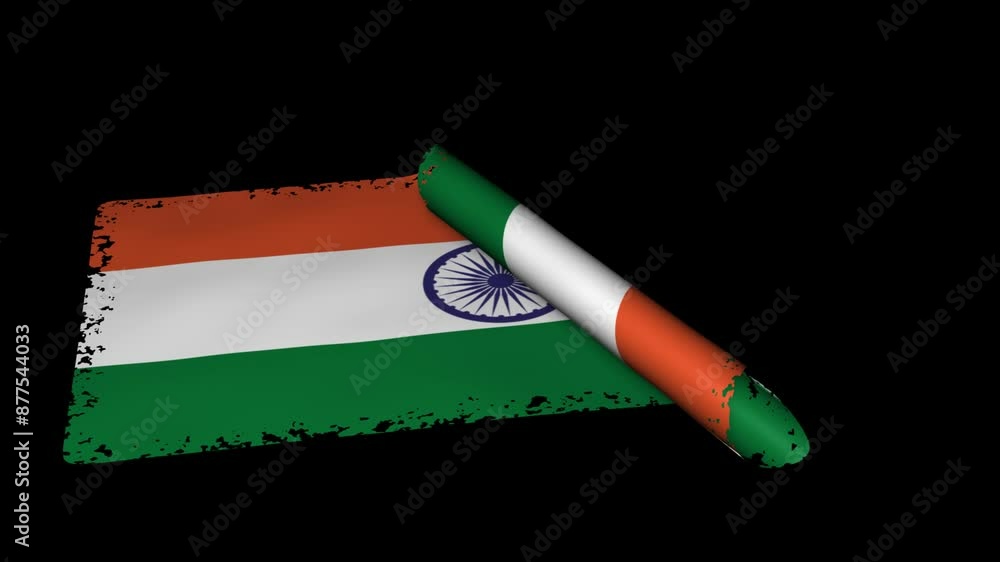 Witness the 3D animated unfurling of the Indian National Flag. Immerse ...