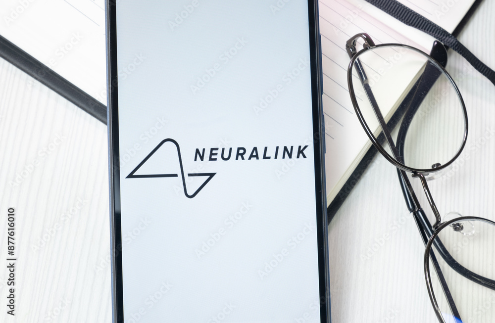 New York, USA - 30 June 2024: Neuralink Logo or Icon on Phone Screen ...