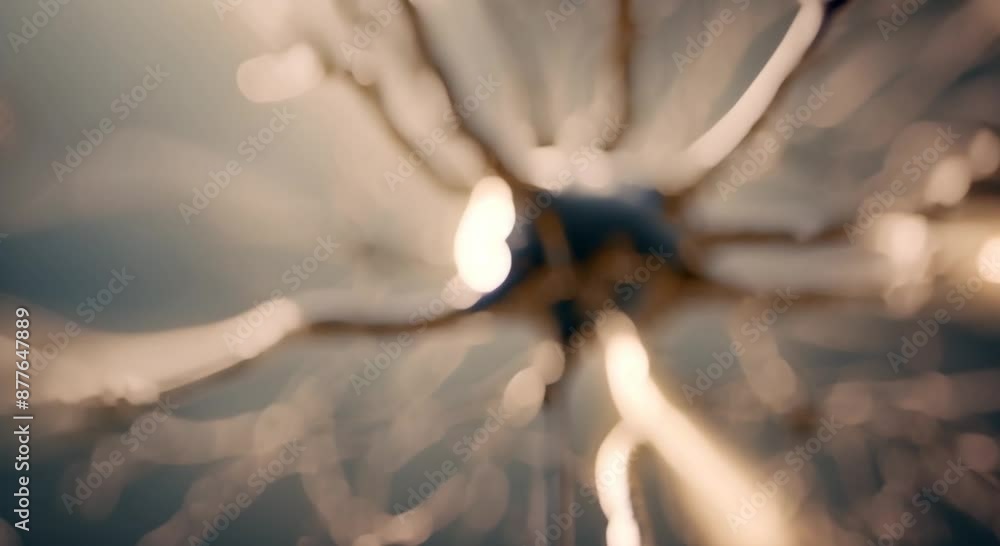 A mesmerizing animation of a neuron in the midst of synaptic ...