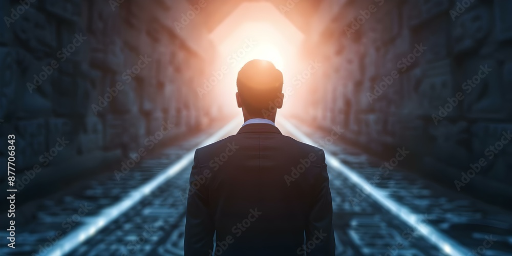 Businessman explores temple ruins with cryptic symbols as demon lurks ...