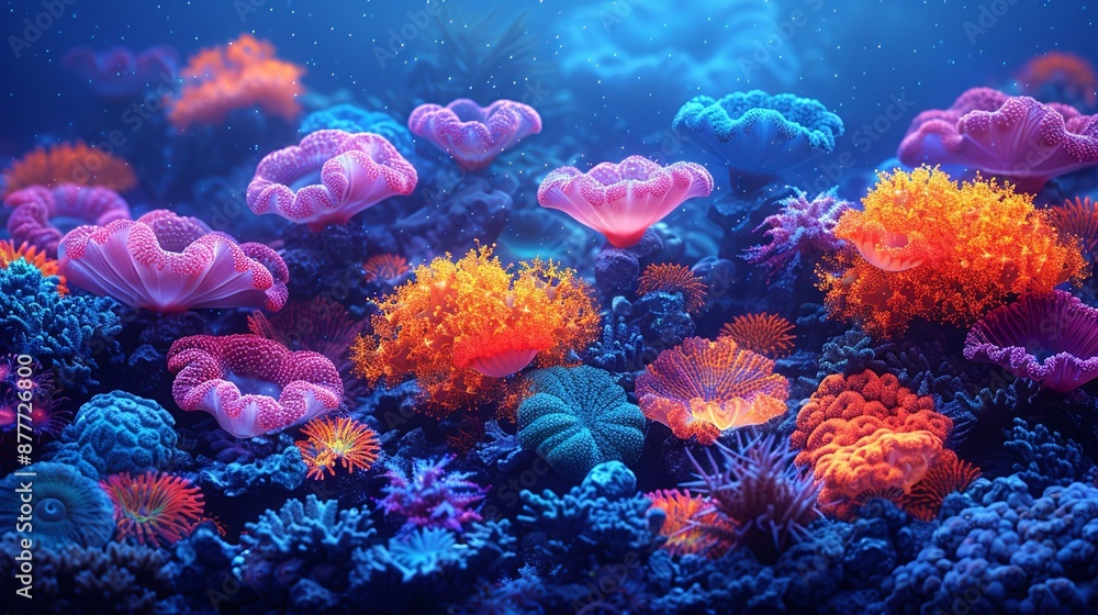 Colorful coral reefs showcase the stunning beauty of underwater ...