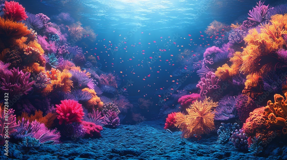 Colorful underwater scenes showcase the vibrant life beneath the waves ...