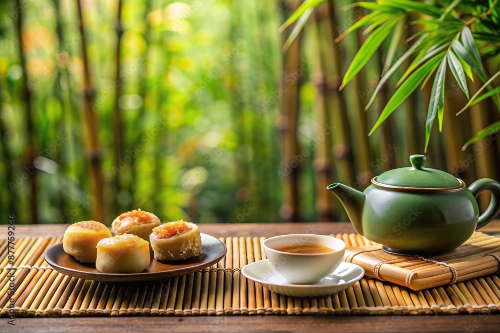 Tea in the Bamboo Forest Asian inspired tea and bamboo themed pastries ...