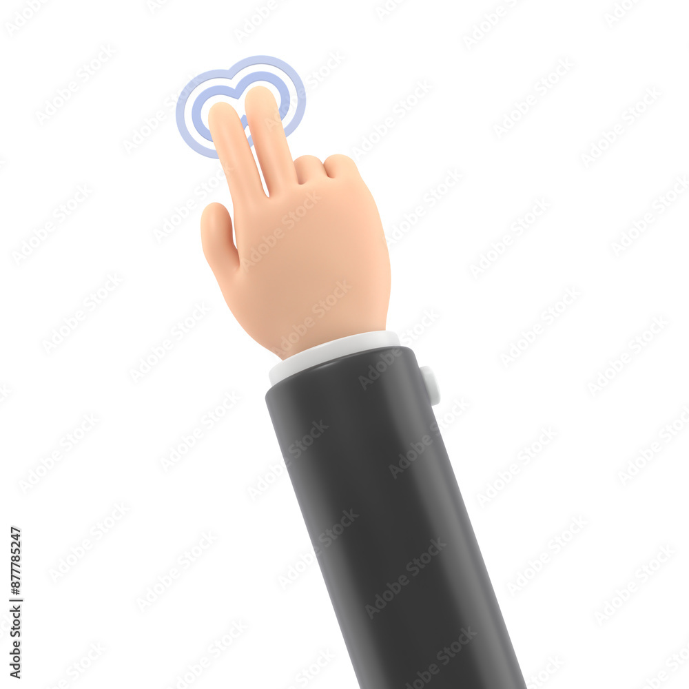 Transparent Backgrounds Mock-up. Touchscreen gesture line icons.3D ...