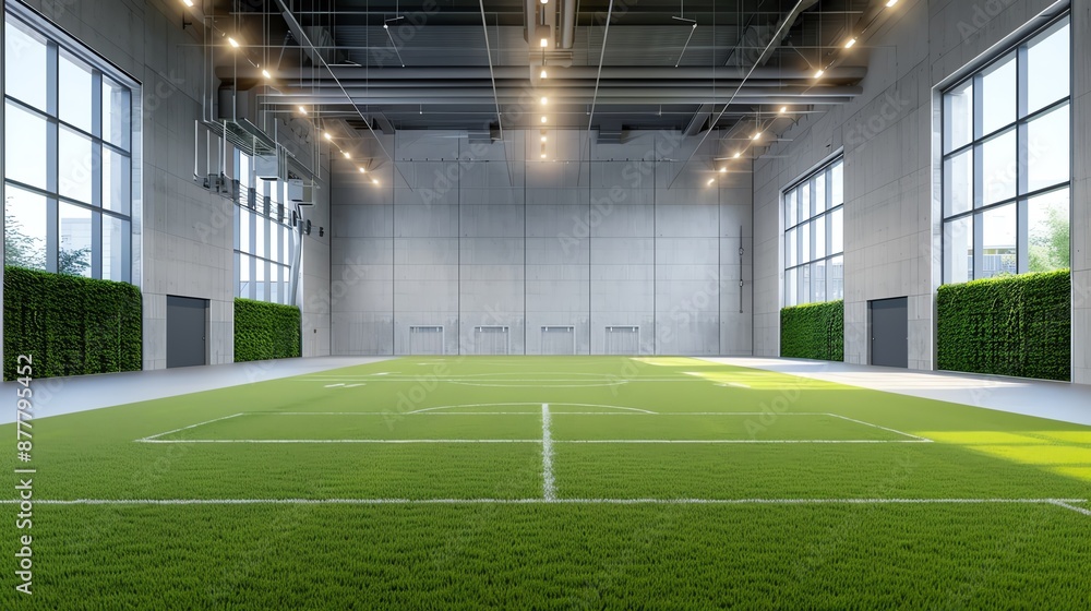 Electrical layout of a sports stadium with high-capacity power systems ...