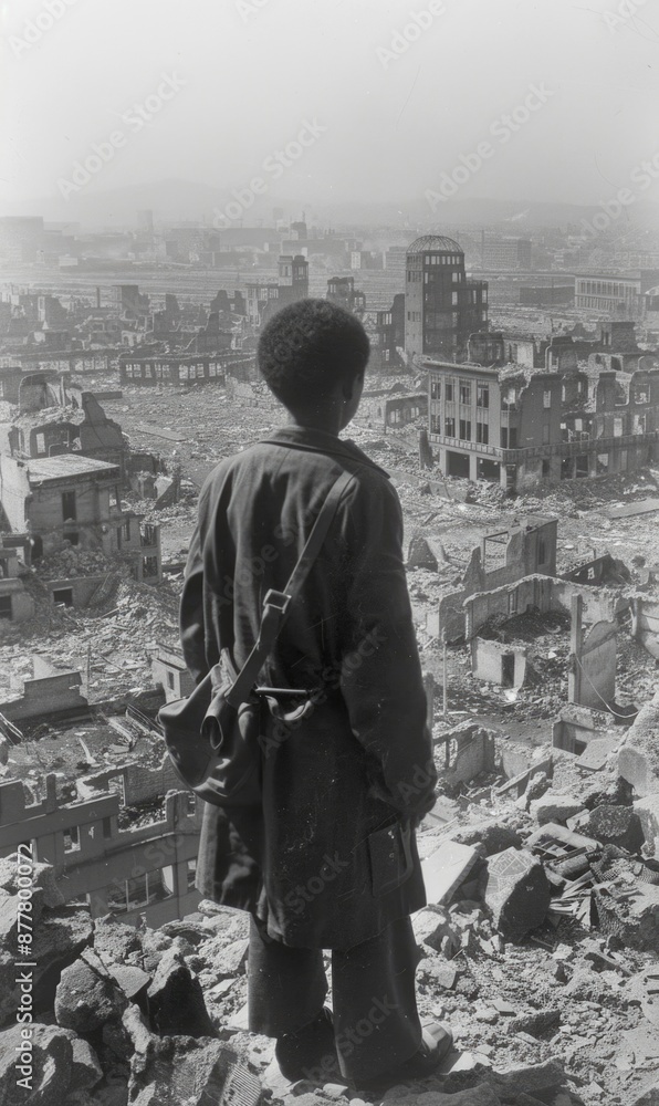 Nuclear devastation - atomic explosion and horrific aftermath ...