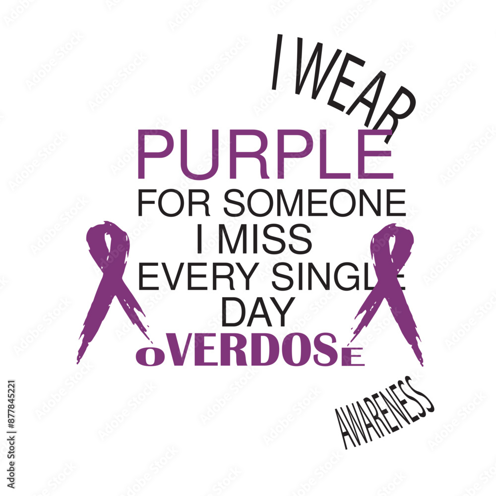 overdose awareness svg png bundle, overdose purple ribbon flag, drug ...