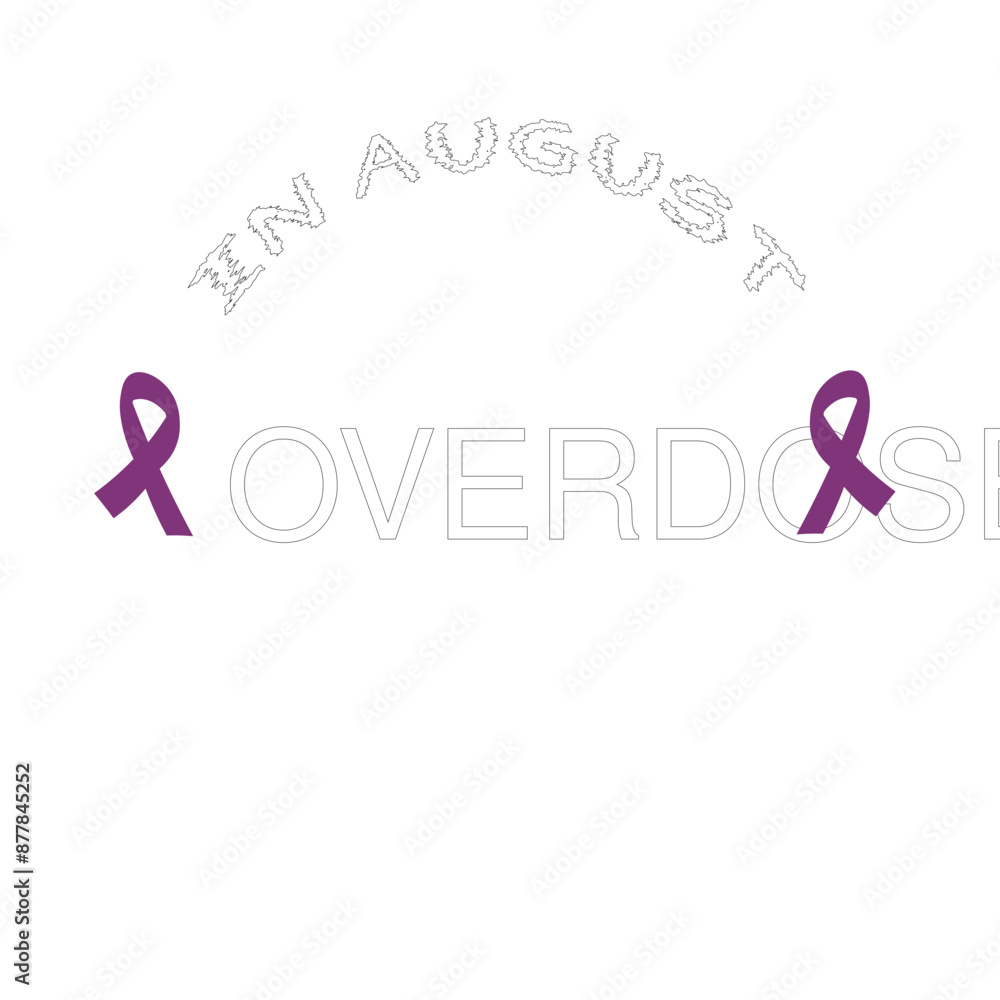 overdose awareness svg png bundle, overdose purple ribbon flag, drug ...