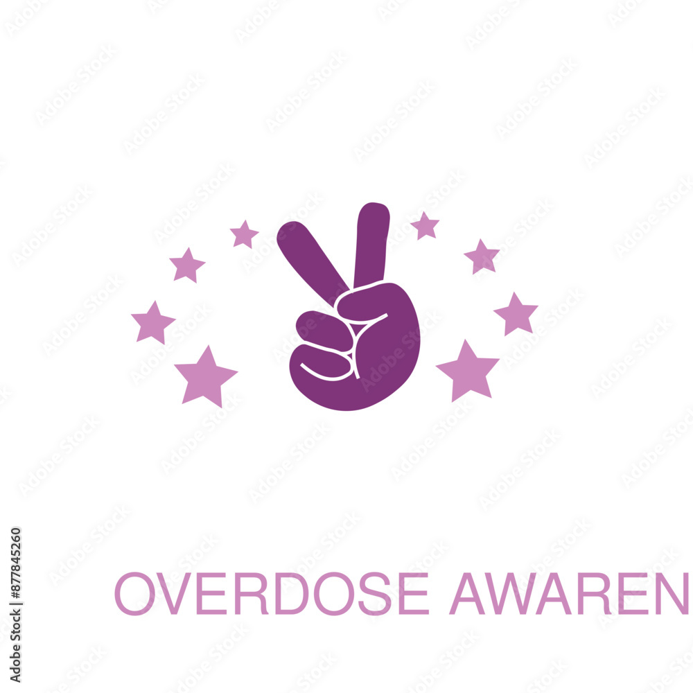 overdose awareness svg png bundle, overdose purple ribbon flag, drug ...