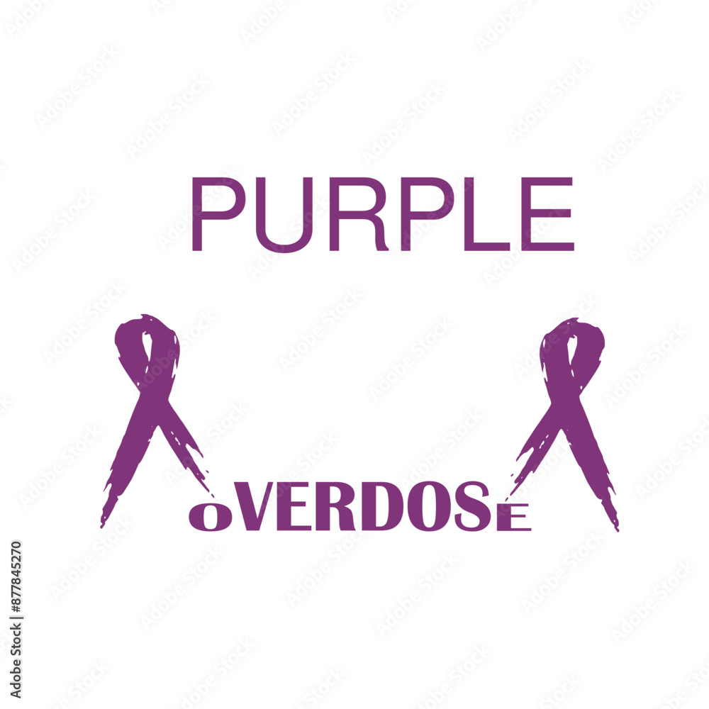 overdose awareness svg png bundle, overdose purple ribbon flag, drug ...