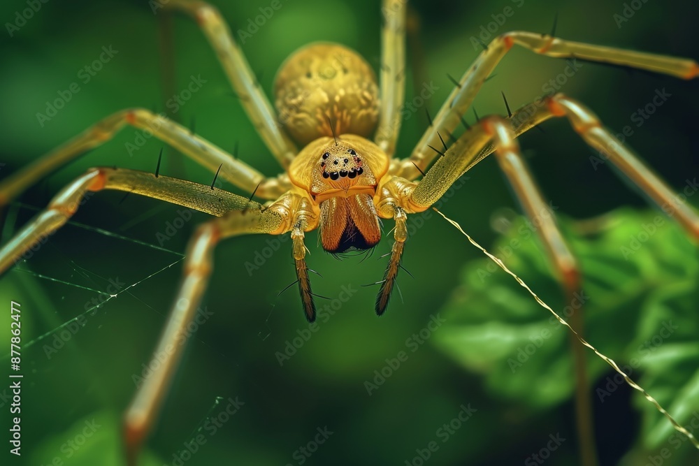 Spider Legs: Zoom in on the jointed legs of a spider as it moves. Stock ...