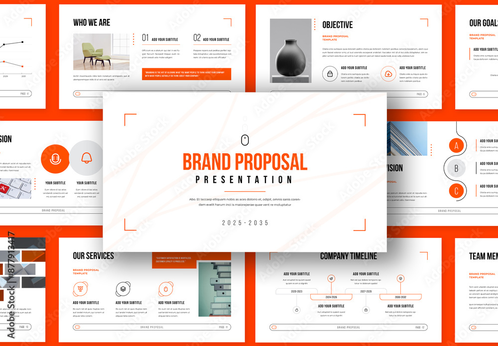 Brand Proposal Presentation Stock Template | Adobe Stock