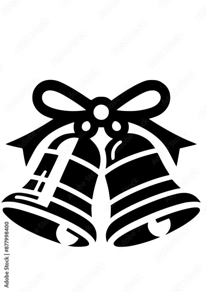 Bells SVG, Two Bells SVG, School SVG, Bells with bow SVG, Sound SVG ...