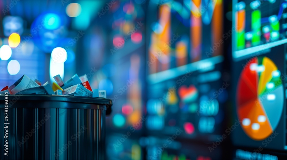 Efficient waste management and garbage monitoring systems. Control ...