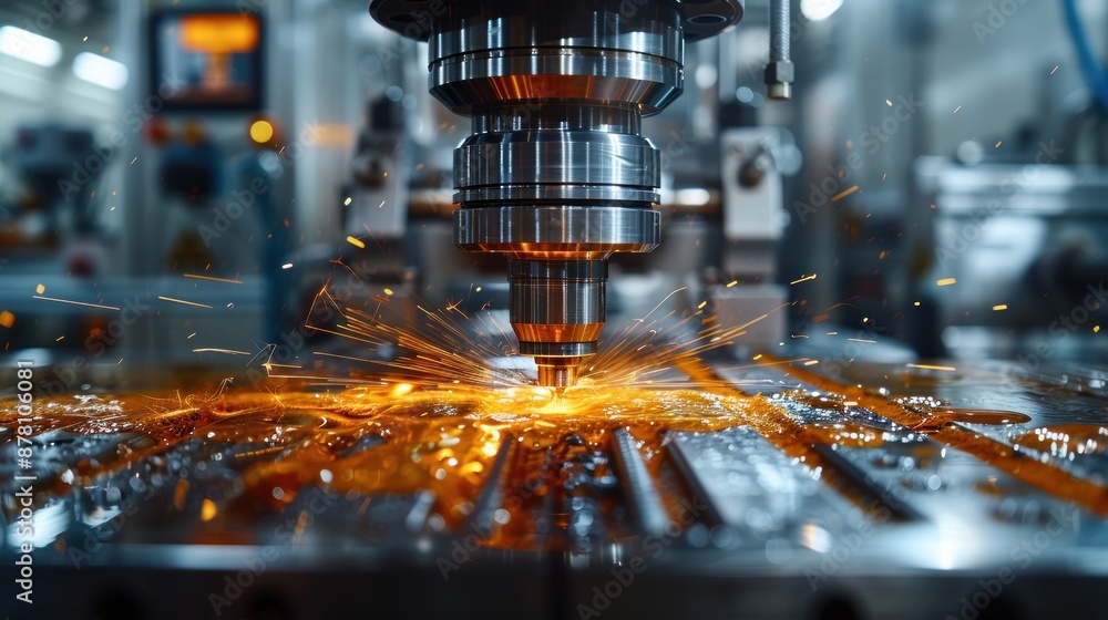 This machine uses a CNC endmill for metal materials, how the technology ...