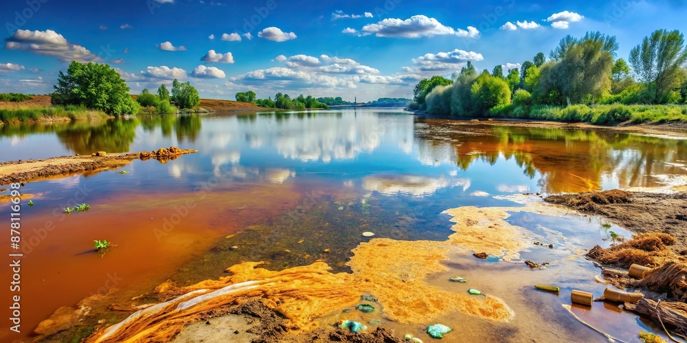 hazards destroy the nature water pollution chemical contamination to ...