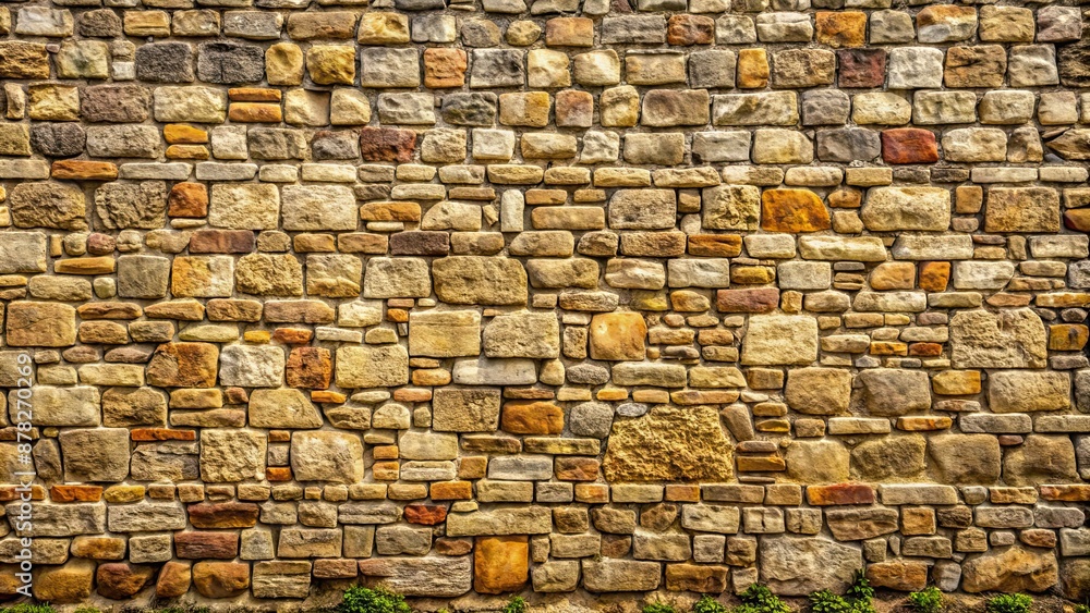 Medieval stone wall with intricate textured surface , medieval, castle ...