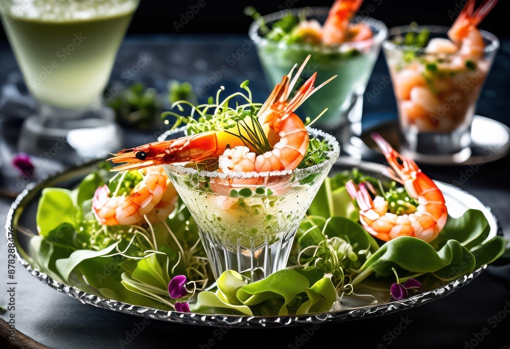 exquisite shrimp cocktail creamy sauce fine dining experience ...