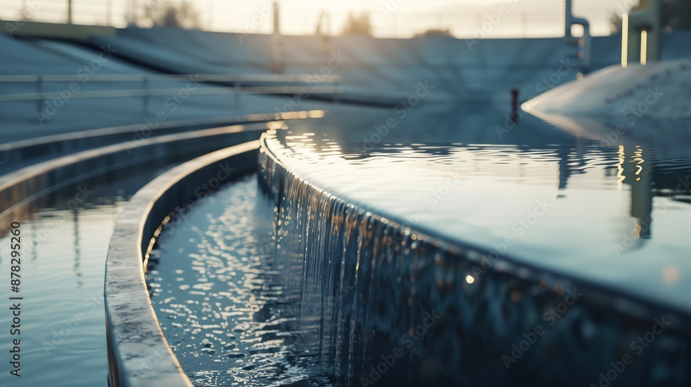 Advanced wastewater treatment facility with filtration systems for ...