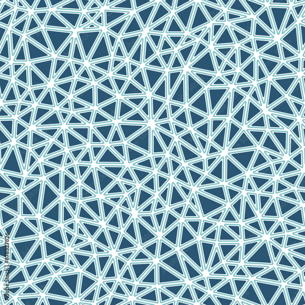 Triangulation geometric shapes background. Rounded solid shapes in frames. Compact triangles ...